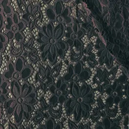 Kant stof - bloemen - donkerblauw - 0908-600 - De Stoffenkraam > Bestel ...