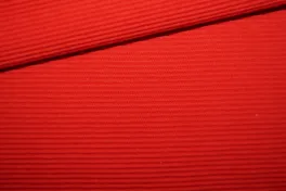 Tricot stof - Cottoman ribbel - rood - 0592-425 - De Stoffenkraam ...