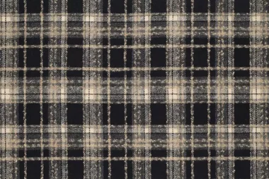 Polyester stof - ruiten - donkerblauw/beige - 20310-600 - De ...