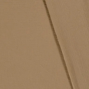 Katoen stof - hydrofielstof - camel - 3001-253 - De Stoffenkraam > Bestel uw stoffen online.