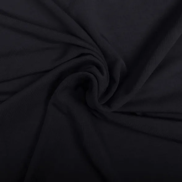 Tricot stof - Pure Bamboo - donkerblauw - 0781-600 - De Stoffenkraam ...