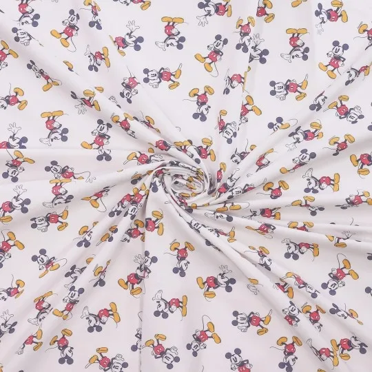 Katoen stof - Disney Mickey Mouse - off-white - 669101-21 - De ...