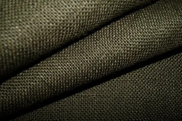 Jute stof - legergroen - - De Stoffenkraam > Bestel uw stoffen online.