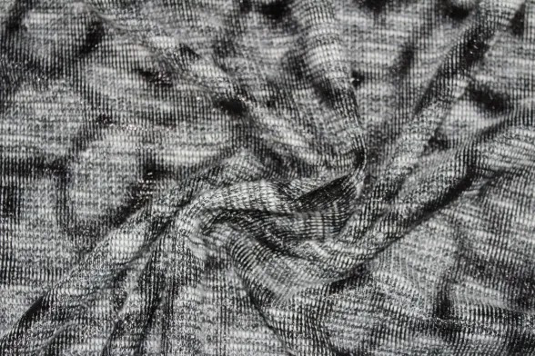 Breisel - zwart wit - S13 - De Stoffenkraam > Bestel uw stoffen online.