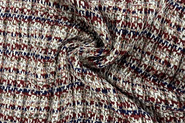 Polyester stof - rood blauw - JT148 - De Stoffenkraam > Bestel uw ...