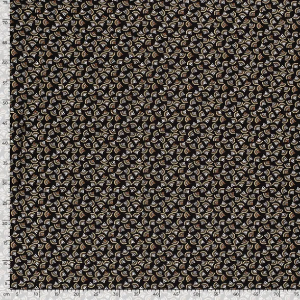 Viscose stof - abstract - zwart - 19672-069 - De Stoffenkraam > Bestel ...