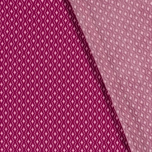 Viscose stof - abstract - roze - 19678-012 - De Stoffenkraam > Bestel ...