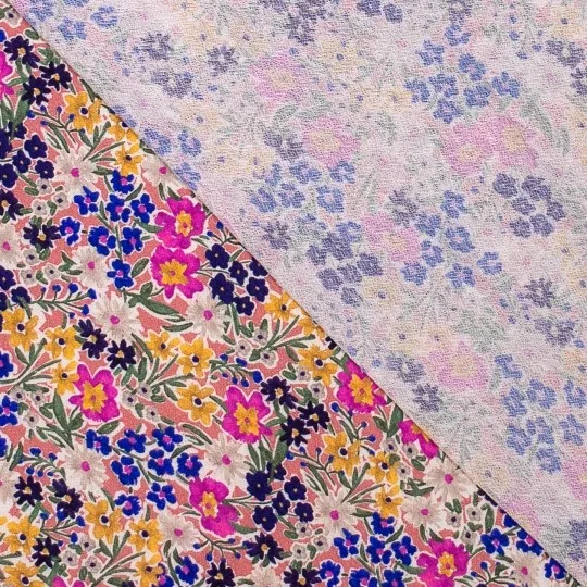 Tricot stof - bloemen - multi - 922451-2 - De Stoffenkraam > Bestel uw ...