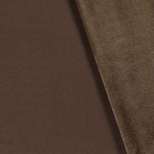 Fleece stof - Alpenfleece - donkerbruin - 14370-058 - De Stoffenkraam ...