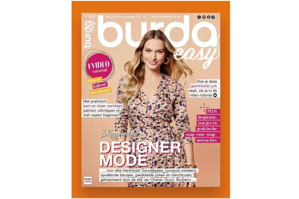 Burda Easy 1 - 2025 - De Stoffenkraam > Bestel uw stoffen online.