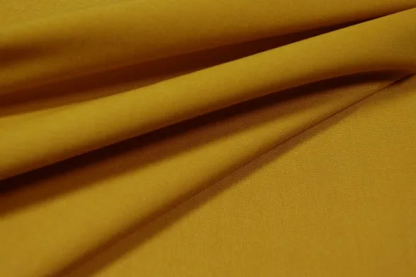 Katoen stof - zacht - oker - 1805-033 - De Stoffenkraam > Bestel uw ...