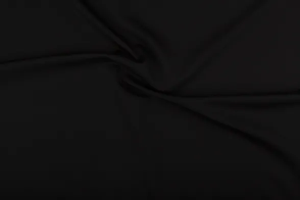 Tricot stof - Punta di Roma - zwart - 0835-069 - De Stoffenkraam > Bestel uw stoffen online.