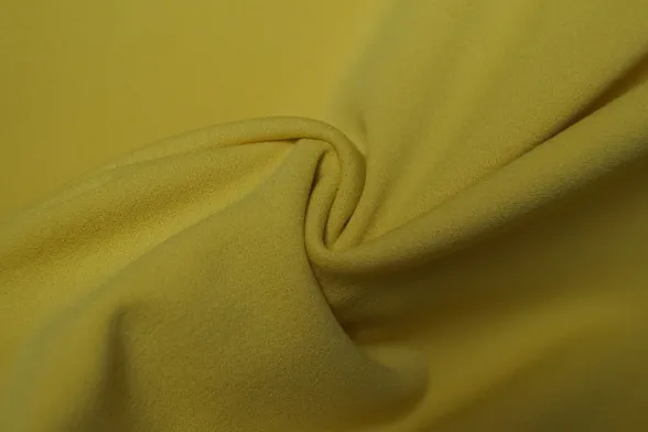 Tricot stof - light scuba crepe - geel - 0692-584 - De Stoffenkraam ...