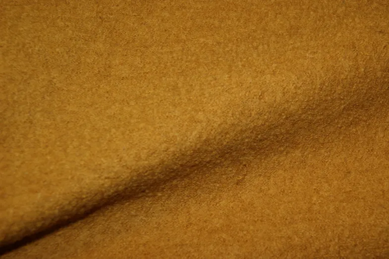 Wollen stof - Gekookte wol - oker - 4578-037 - De Stoffenkraam > Bestel ...