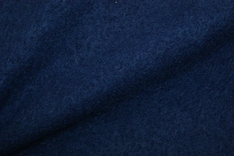 Wollen stof - Gekookte wol donker - kobalt - 4578-206 - De Stoffenkraam ...