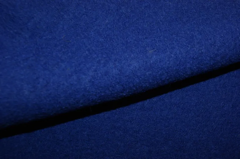 Wollen stof - Gekookte wol - kobalt - 4578-005 - De Stoffenkraam ...