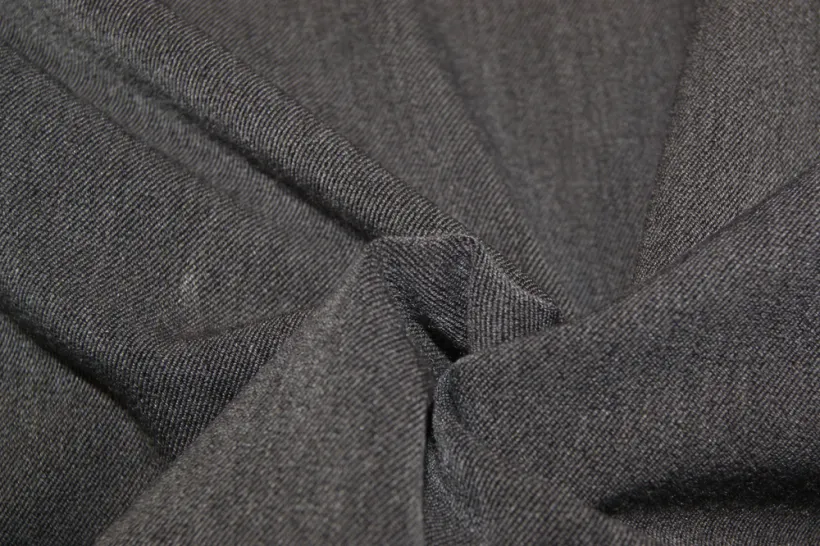 Stretch stof - Bi-stretch grijs - gemeleerd - 1615-068 - De ...